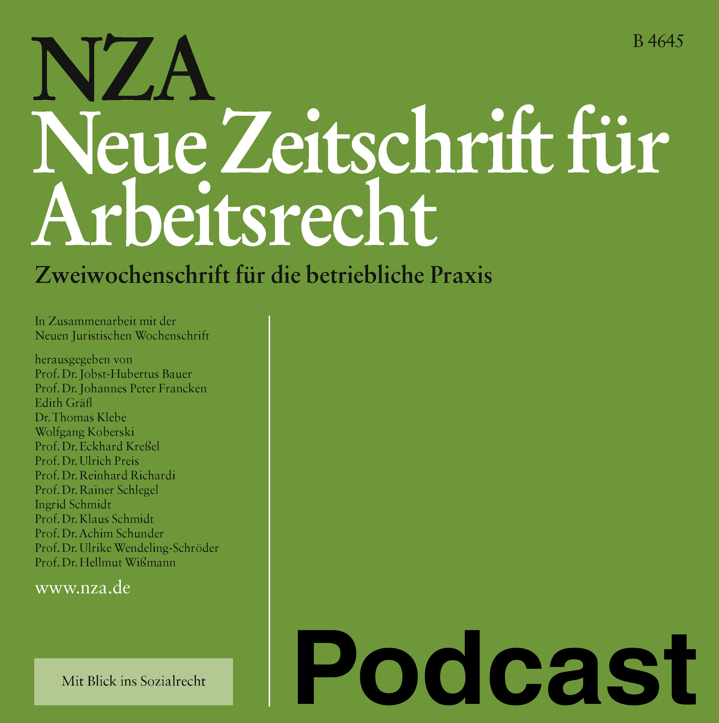 NZA-Podcast | NZA - Neue Zeitschrift für Arbeitsrecht