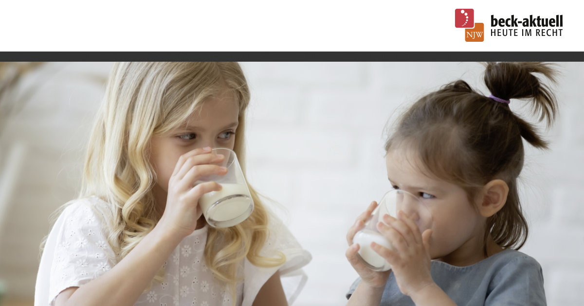 Irreführende Werbung für Kindermilch