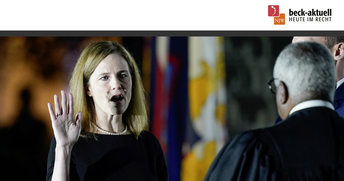 Konservative Barrett wird Richterin am Supreme Court der USA