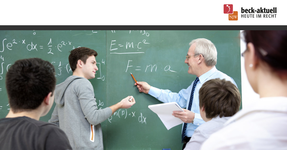 Oberstudienrat mit Klage auf Reduzierung der Unterrichtsverpflichtung ...